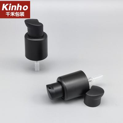 Cina 0.4cc Black Matt 20/410 Plastic Cream Pump For Serum Water Essence Foundation in vendita