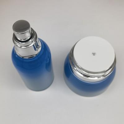 Cina Double Layer Vacuum Big Belly Airless Bottle 30ml 50ml 100ml Cream Jar 30g 50g in vendita