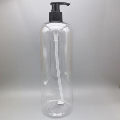 Cina 32oz 1000ml 28/410 Neck Plastic PET Bottle With Pump Sprayer Trigger For Shampoo in vendita