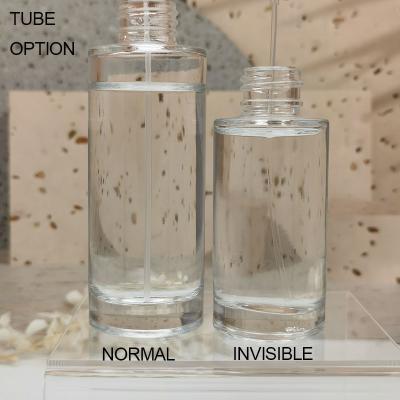 Cina Crimpless Snap On Perfume Cosmetic Spray Pump 13mm 15mm With Invisible Tube in vendita