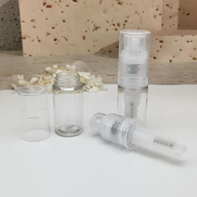 China 14ml 18ml 25ml PET Plastic Dry Powder Spray Bottle For Talcum Nails Glitters Dust Tattoo Pigment à venda