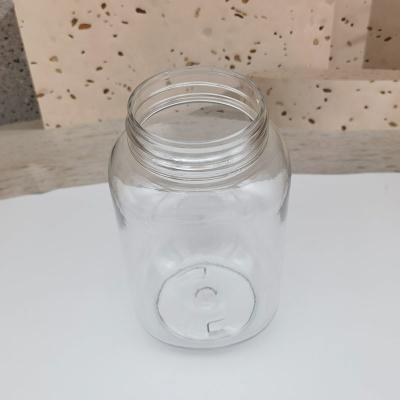 Cina 450ml Round Edge Square Plastic PET Foam Pump Bottle For 3cc 58mm Foam Pump Soap Dispenser in vendita