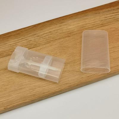 Cina Oval Twist Up Cardboard Plastic Deodorant Bottle Containers Stick 15ml 15g For Lip Balm Body in vendita