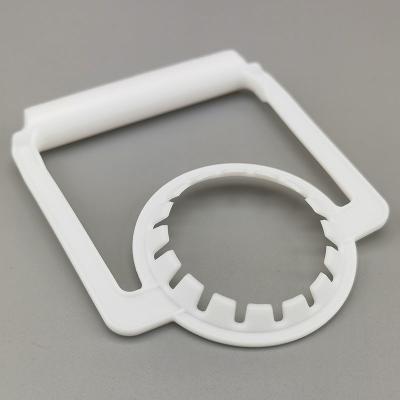 Cina 45mm Plastic Carry Handle For Pet Cola Water Edible Oil Bottle Neck Ring Grip Flange in vendita