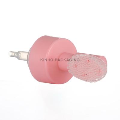 Cina 40 mm 43 mm pompa di schiuma per la bottiglia di aspirapolvere con spazzola di silicio morbido e clip 0,8 ml/t in vendita