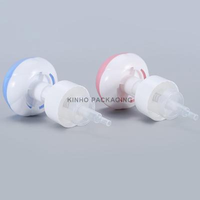 Cina Rosa Blu Gatto Paw schiuma pompa di pressione a mano molla all' esterno per i bambini igiene in vendita