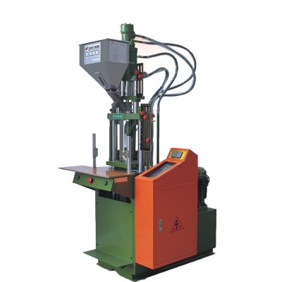 China Ethernet Connector Cable Vertical Inject Molding Making Machine 15T for sale