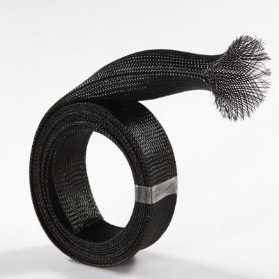 Cina ISO9001 PET Sleeve a treccia espandibile autoestinguente 60s in vendita