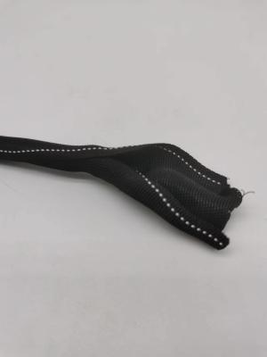 Cina ROHS UL Self Wrapping Sleeve PET Braided Sleeve per la protezione dei cavi in vendita