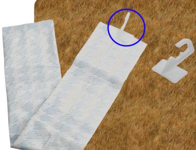 Cina 15cm*80cm Cargo di lunga durata MgCl2 Dessicante Assorbimento di umidità Materiale Eco-friendly in vendita