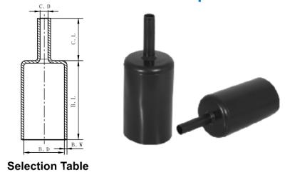 中国 RoHS 隔熱式 収縮式 アノードキャップ 電線用アクセサリー 販売のため