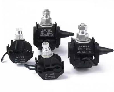 China 1KV High Low Voltage Cable Splitter Cable Insulation Piercing Connectors JJC-2-95 No Peeling Piercing Clamp for sale