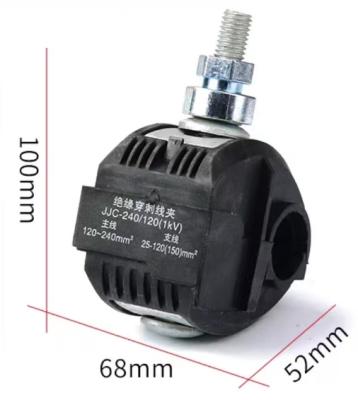 Cina 10KV Cavo ad alta bassa tensione Cable Splitter Cable Isolation Piercing Connectors JJC7-240 No Peeling Piercing Clamp in vendita