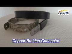 Flexible Copper Braided Connector Tin Plated High Corrosion Resistance