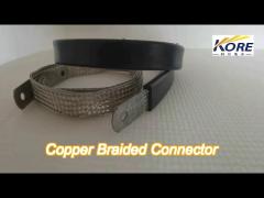 flexible copper braided connector tin plated high corrosion resistance