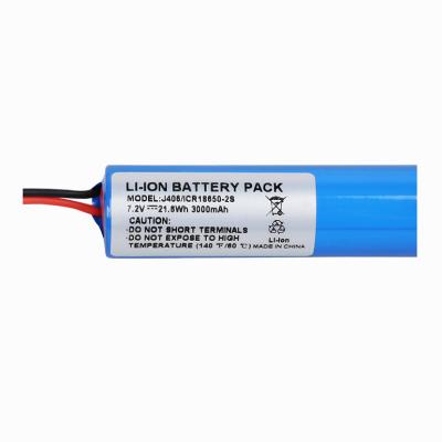 Cina pacchetto della batteria al litio di 7.4V 3000mAh 18650 per l'audio di Bluetooth in vendita