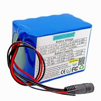 Κίνα πακέτο μπαταριών λι Lon 12V 10Ah 18650 με το καλώδιο πινάκων προστασίας κυκλωμάτων PCB προς πώληση