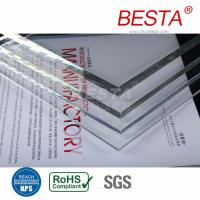 China 10mm Transparent Acrylic Diffuser Sheet with 93% Light Transmission for LED Lighting and Signage for sale