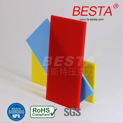 Cina Colore 4X8 esterni pannelli di recinzione acrilica resistente alle intemperie OEM / ODM in vendita