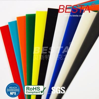 Cina REACH RoHS Grandi pannelli di plexiglass colorati in vendita