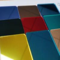 China 1mm Silver Gold Rose Mirror Acrylic Sheets with Self-Adhesive Backing - 93% Light Transmission, 1.20g/cm³ Density for sale