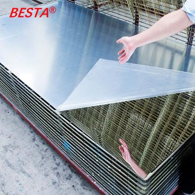 China Customizable Decorative Perspex Mirror Sheet With Pe Protective Film Abrasion Proof for sale