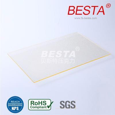 Cina Certificato REACH Resistenza all'abrasione della lamiera acrilica Silver Glitter in vendita