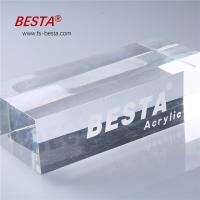 China Optical Grade PMMA Clear Cast Acrylic Sheets 2-120mm Thickness 94% Transparency for LED Light Diffuser Covers for sale