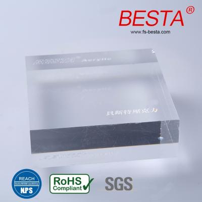 China 2 - 300mm Hard Clear Decorative Acrylic Sheets For Laser Cutting Engraving for sale