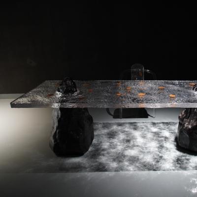 Cina Arredamento in acrilico trasparente per interni moderni e eleganti in vendita