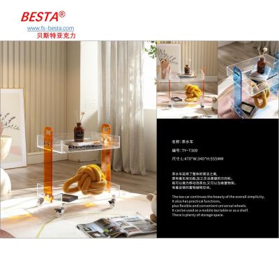 China Multifunktioneel doorzichtig acrylmeubilair voor hedendaagse huizen Te koop