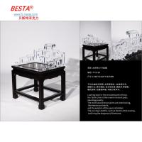 China Clear Acrylic Dining Chair No Assembly Required Indoor Modern Furniture 80cm Height for sale