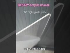 OEM 2-120mm 薄型硬いアクリルシート Pmma 掲示板広告素材