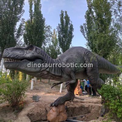 China Life Size Animatronic Tyrannosaurus Rex Dinosaur with Customized Size and Dynamics for Interactive Immersive Experience and Weather-Resistant Outdoor Use for sale