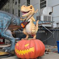 China Customizable Size Animatronic Band Dinosaur with Music Function for Immersive Experience for sale