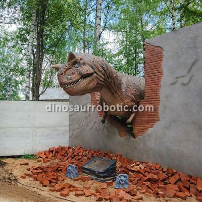 China Customizable Animatronic Carnotaurus with Large Range of Motion for Strong Immersive Experience for sale