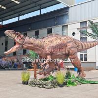 China Realistic Customizable Interactive Animatronic Dinosaur Allosaurus Model for Theme Parks for sale