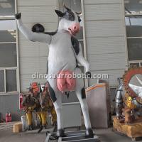 China Cute Custom Bionic Dancing Cow Animatronic Animal for Smooth Fluid Dynamic Play for sale