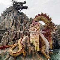 China Animatronic Yinglong Interactive Moving Models For Amusement Parks for sale