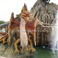 China Animatronic Yinglong Interactive Moving Models For Amusement Parks for sale