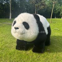 China Public Spaces Realistic Panda Bear Smart Walking Interactive Panda for sale