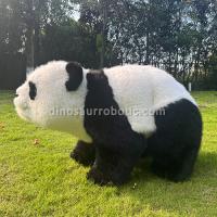 China Public Spaces Realistic Panda Bear Smart Walking Interactive Panda for sale