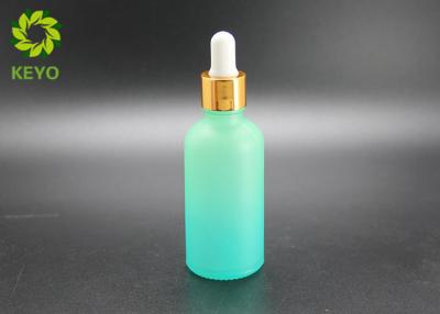 中国 空のCommecial 50MLのガラス点滴器のびん、精油のための曇らされた化粧品のびん 販売のため