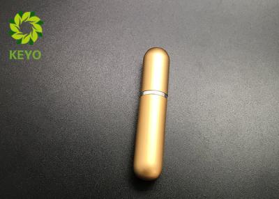 中国 金のアルミニウム箱および銀が付いている小型5mlガラス香水瓶は吹きかかります 販売のため