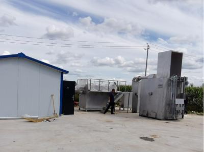 China FIRE PRINT rich oxygen low temperature mobile incinerator for sale