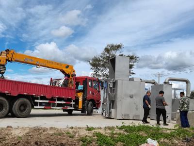 China No fuel Low temperature magnetic incinerator Environmentally friendly incinerator for sale