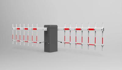 중국 사회를 위한 장애물 게이트를 주차하는 두 자동차 보안 차량 장벽 과중한 업무 판매용