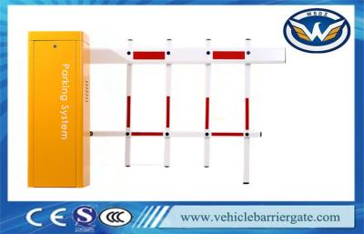 China Toll Entrance Gate Vehicle Barrier Gate 2 Folding Fence Boom 4 Meters for sale