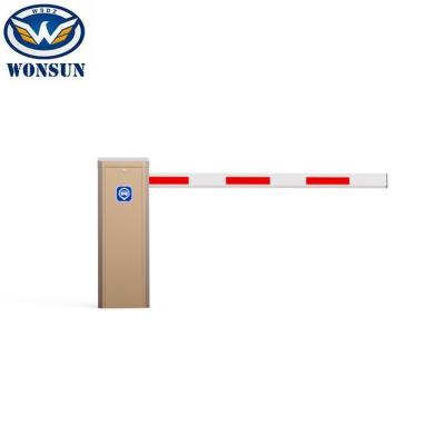 China 3 Generation DC Brushless Automatic Car Parking barrier &Road Traffic Barrier Gate For Parking Access Control Security for sale