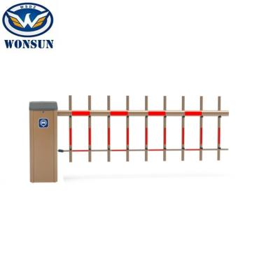 China 3 Generation DC Brushless Automatic Car Parking barrier &Road Traffic Barrier Gate For Parking Access Control Security for sale